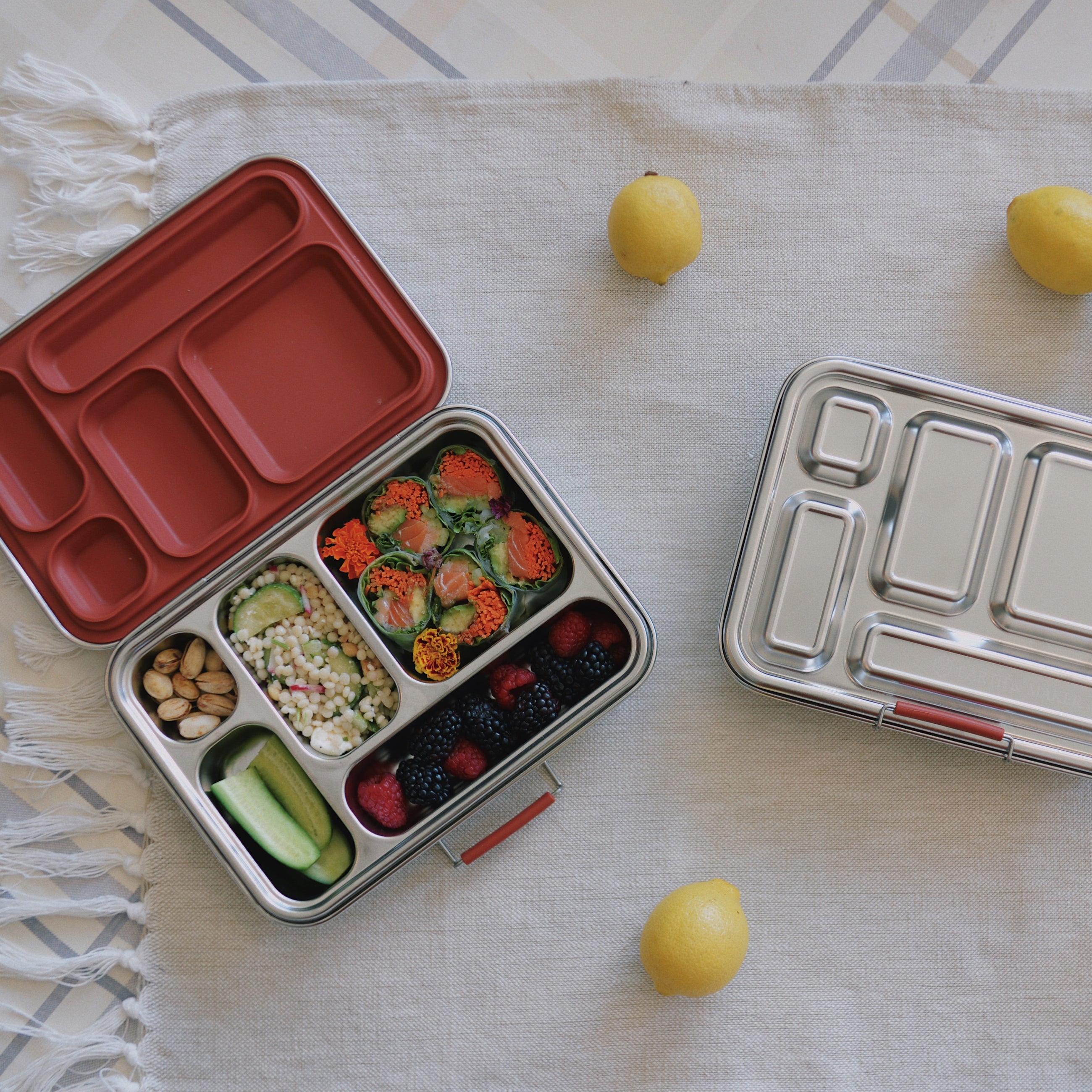 The Nourish Box Bundle | 2 Lunchboxes Stainless Steel