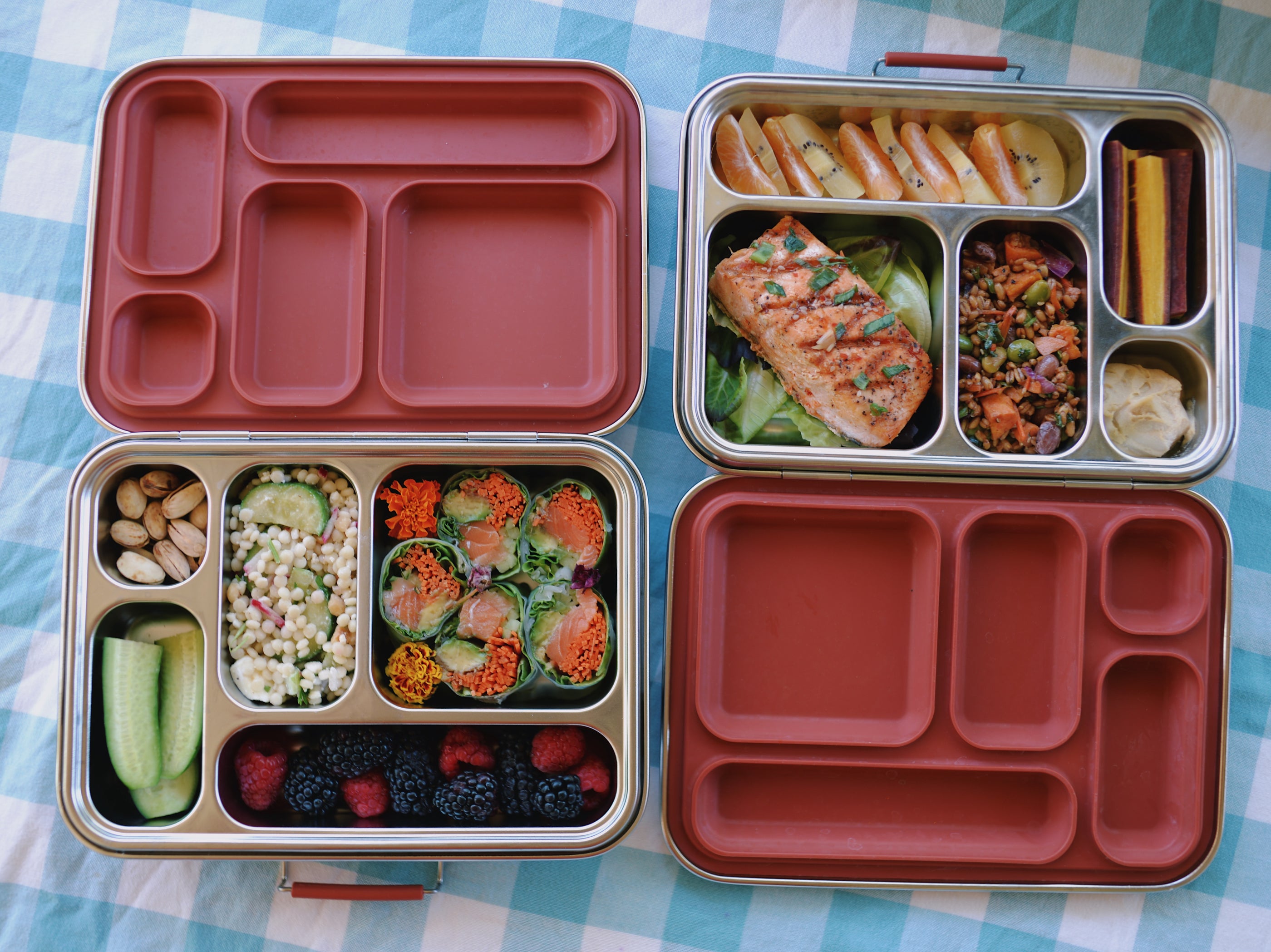 The Nourish Box Bundle | 2 Lunchboxes Stainless Steel